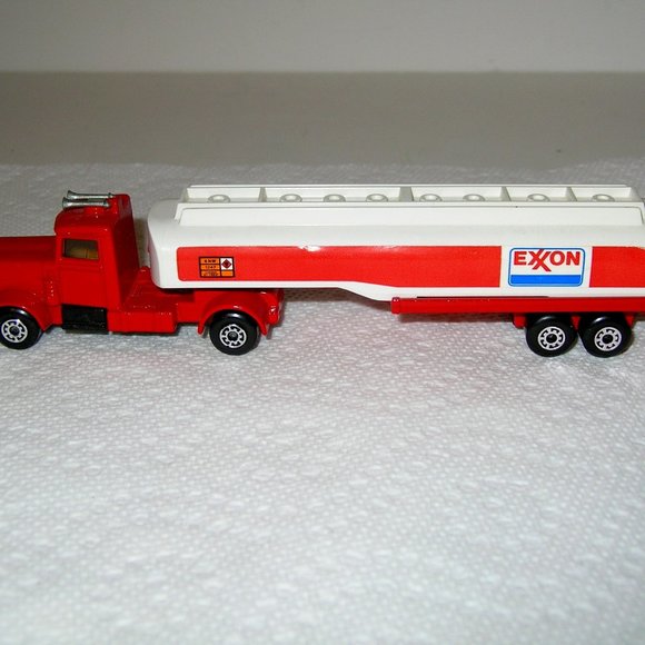 MATCHBOX | Toys | Vintage Matchbox Exxon Petrol Tanker Long Haul 98 ...